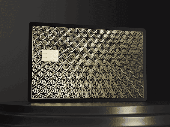 Metal Bank Card - Abstract 4 - Custom Metal Bank & Bespoke Metal Cards ...